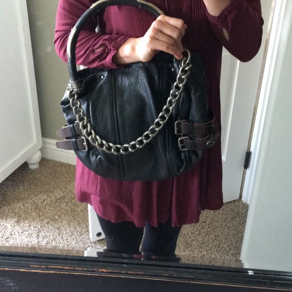 revel new york | Bags | Revel New York Black Leather Bag | Poshmark